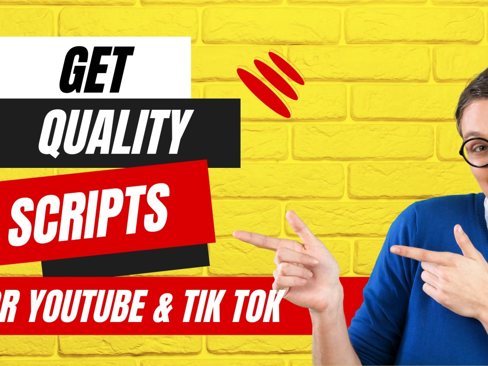 A creative script for a Youtube or Tik Tok Video | Upwork