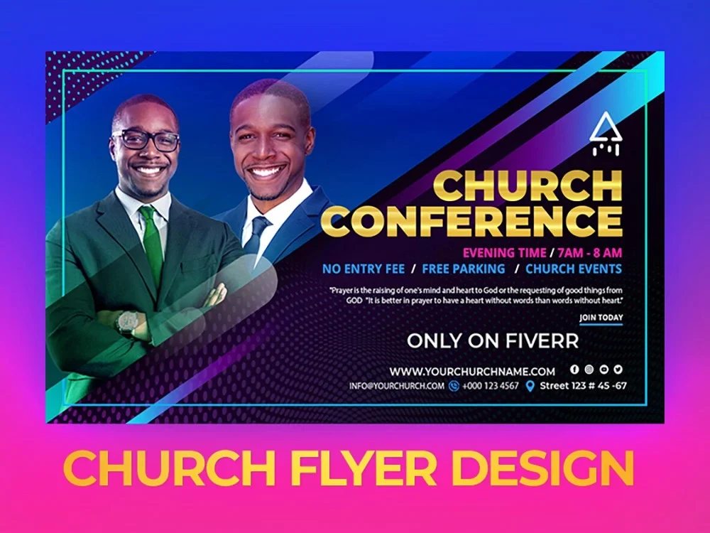 Church flyer design, Christian event, gospel night Instagram flyer | Upwork