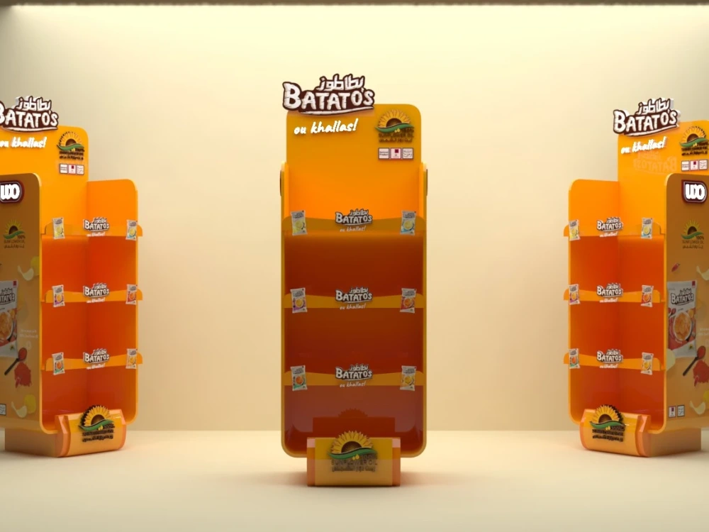 Creative 3d product display gondola and POS | Upwork