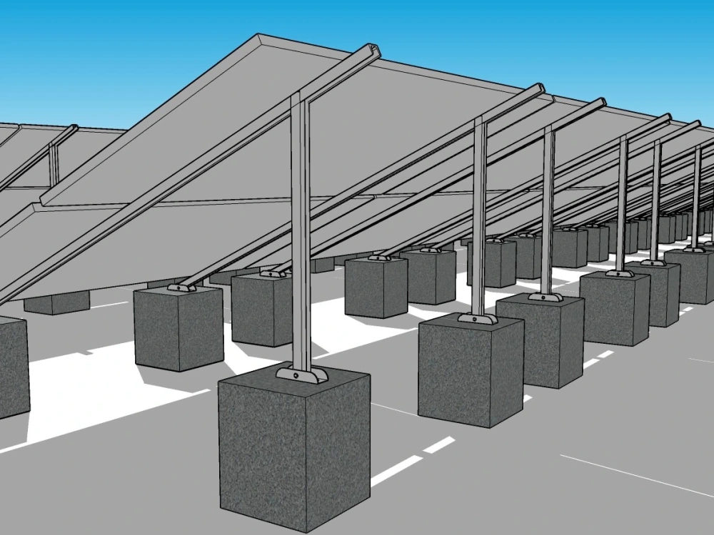 3d Design Of Solar Pv System In Sketchup With Pv Sol Pv Syst And