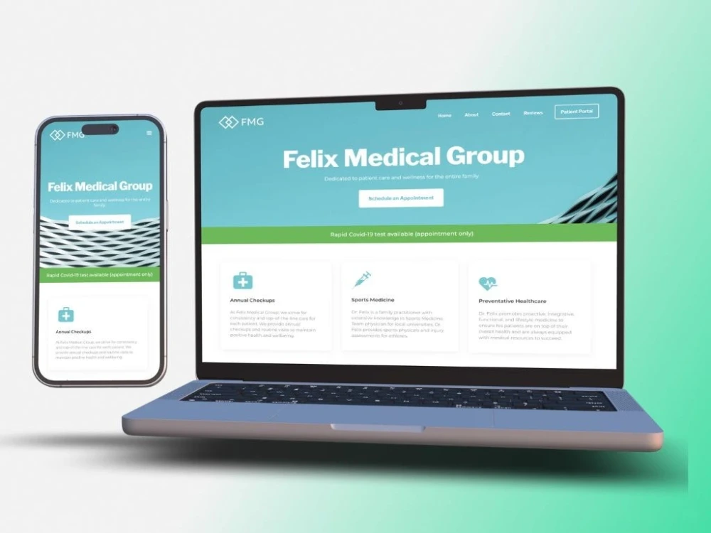 A medical website, healthcare, clinic website with booking functionality | Upwork