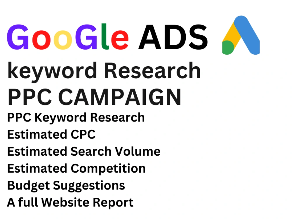 Google ads keywords research | Upwork
