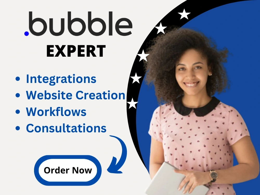 Responsive Bubble web app, Bubble.io website, Bubble by a Bubble developer. | Upwork