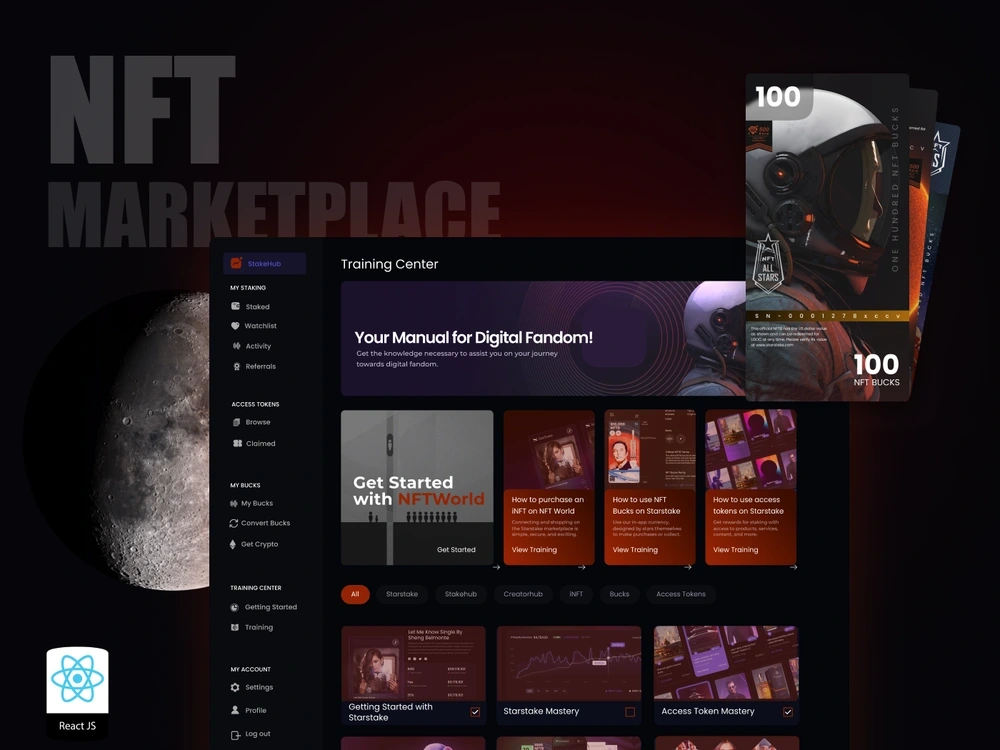 React/Vue.js designed webpage | Upwork