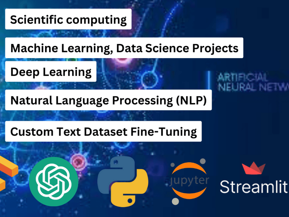 Machine learning and data science project python jupyter notebook | Upwork