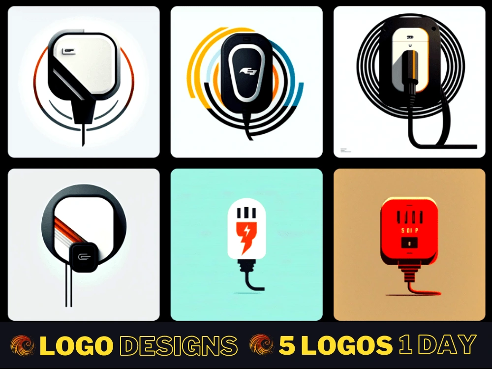 5 modern logo designs in 1 day | Upwork