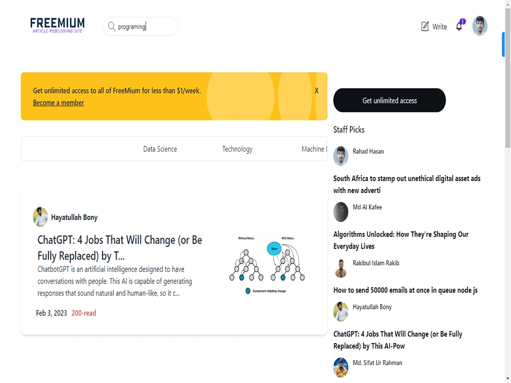 Front-end web developer in react js | Upwork