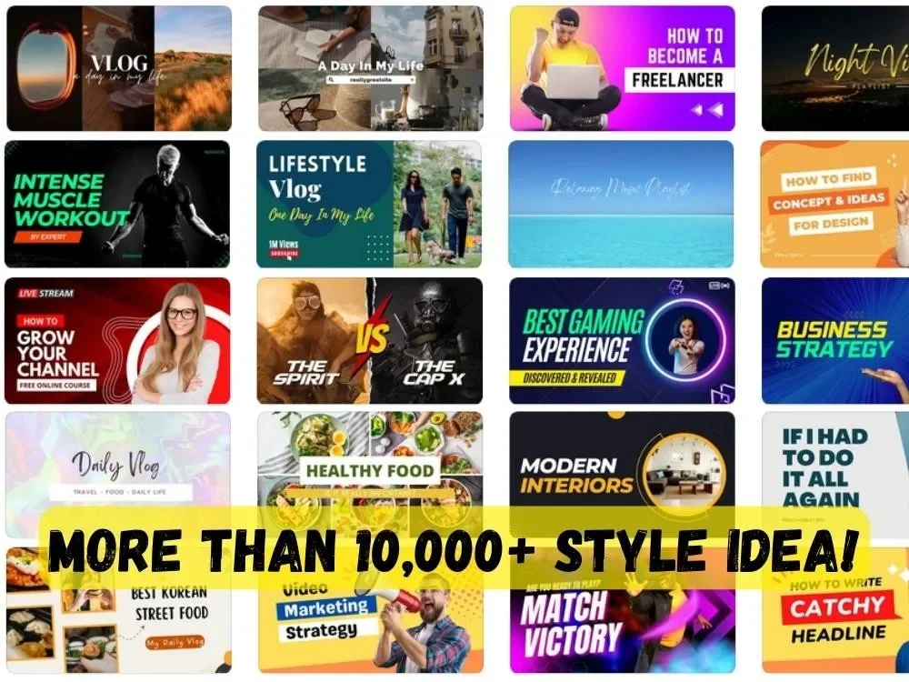 Custom eye catchy viral thumbnails for your content | Upwork