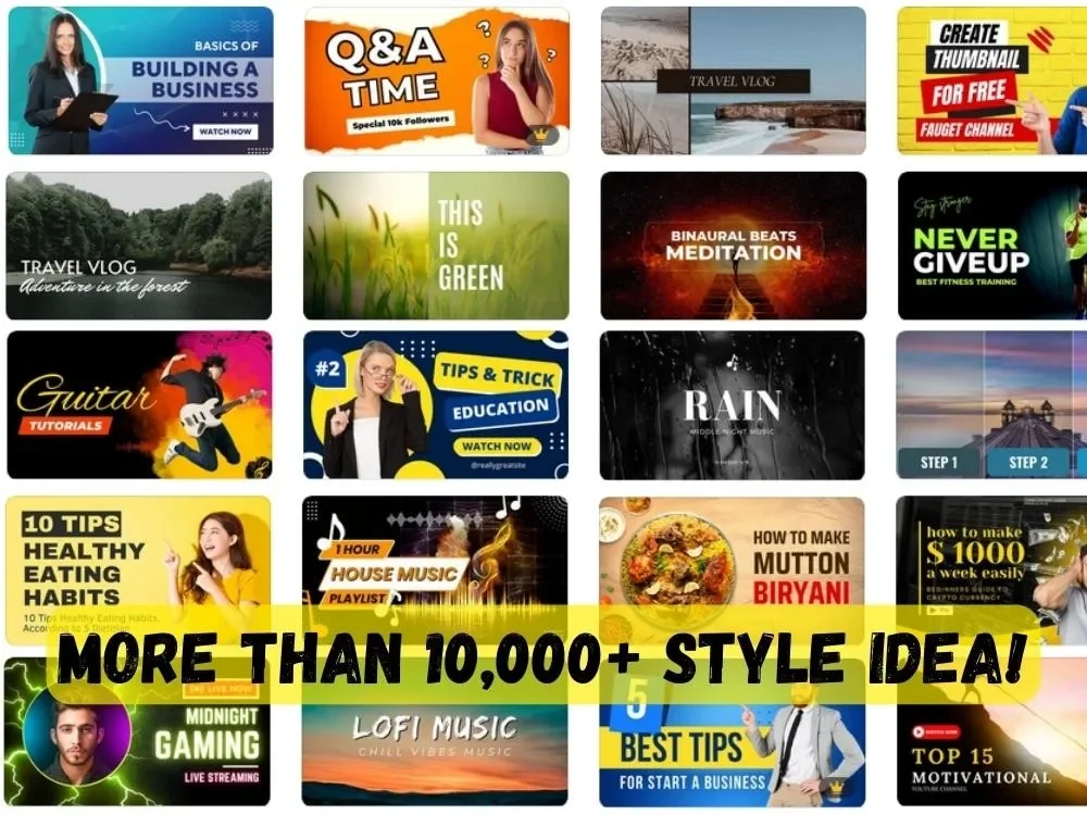 Custom eye catchy viral thumbnails for your content | Upwork