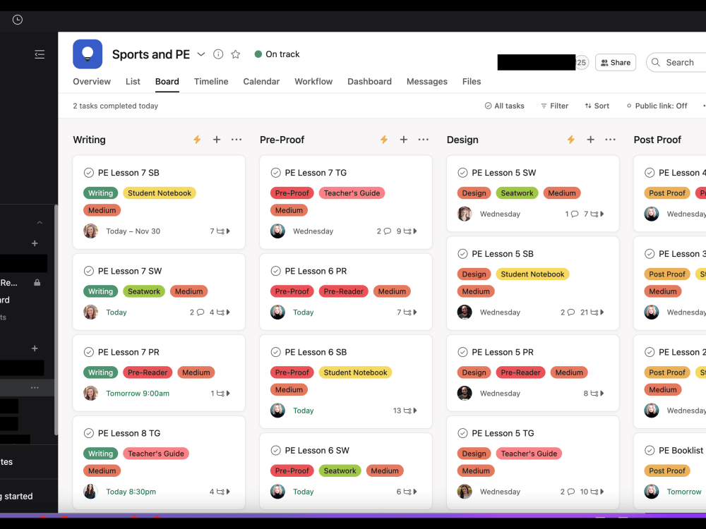 Set up of Asana Workspace with custom project workflow and consulting | Upwork