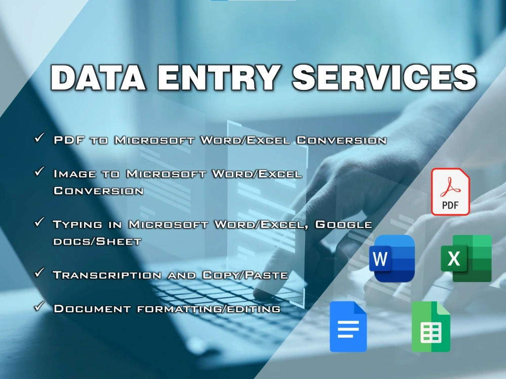 Professional & Quick Data Entry Services with 100% Accuracy | Upwork
