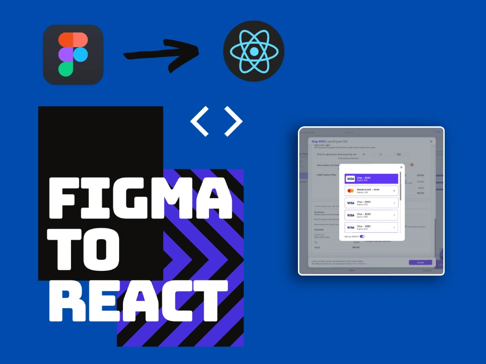 Your Figma design to a pixel-perfect React app | Upwork
