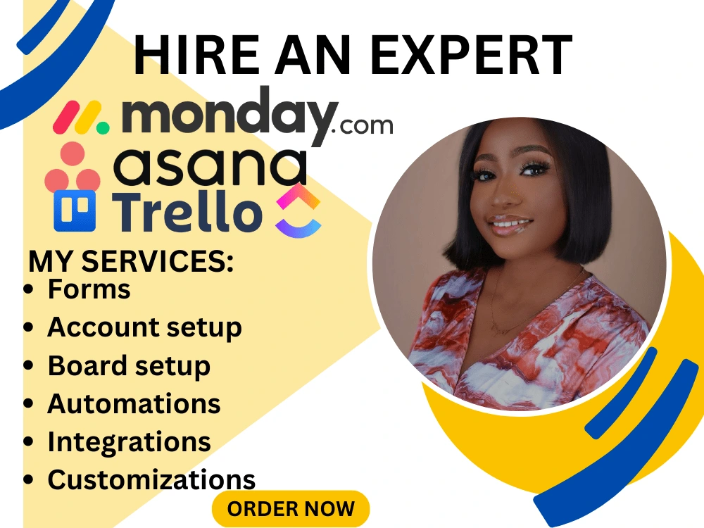 The Setup Of Your Monday Crm Asana Clickup Trello Upwork