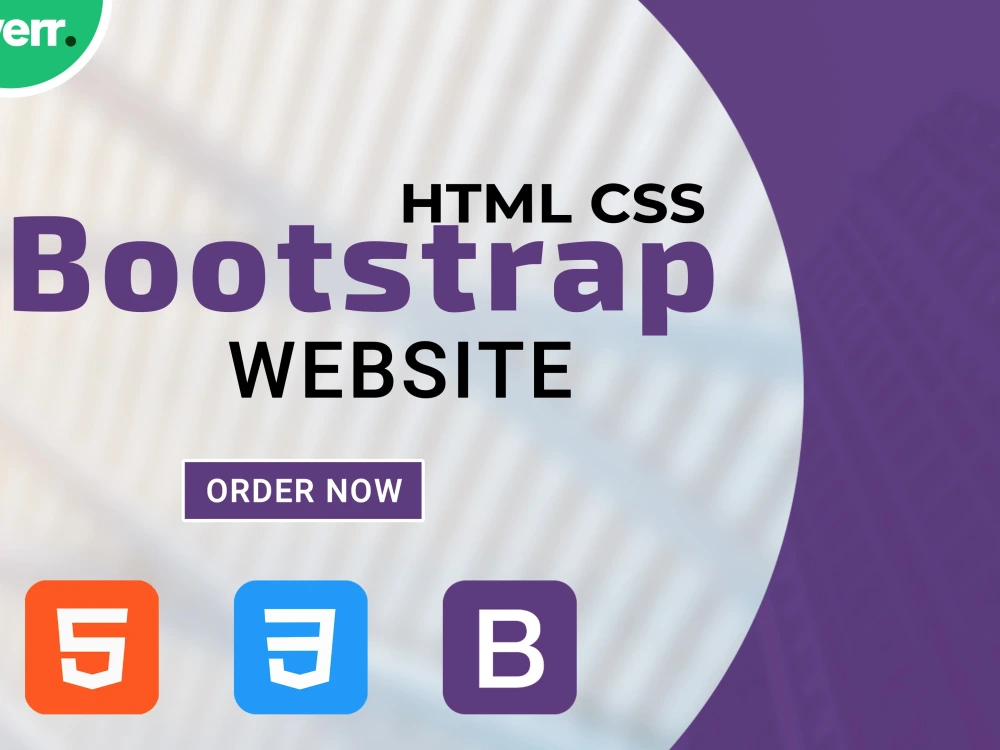 Responsive Website Design Using Html Css And Bootstrap Upwork