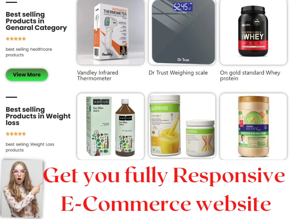 A fully responsive e-commerce website with all the functionalities | Upwork