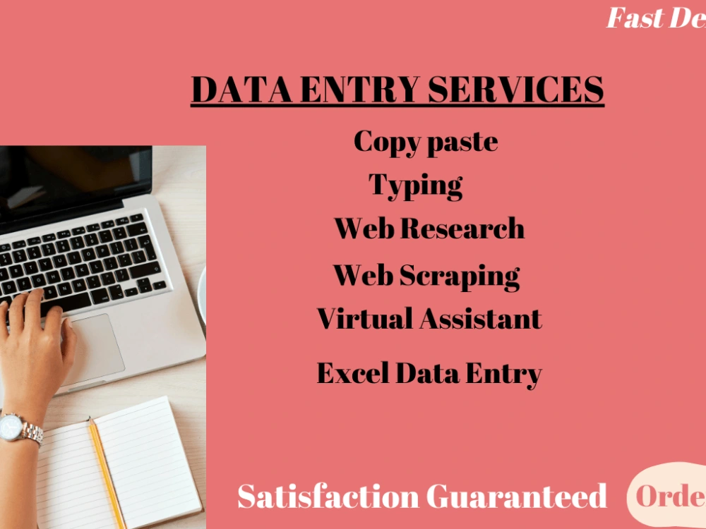 Data entry, typing, copy paste, web research & virtual assistance | Upwork