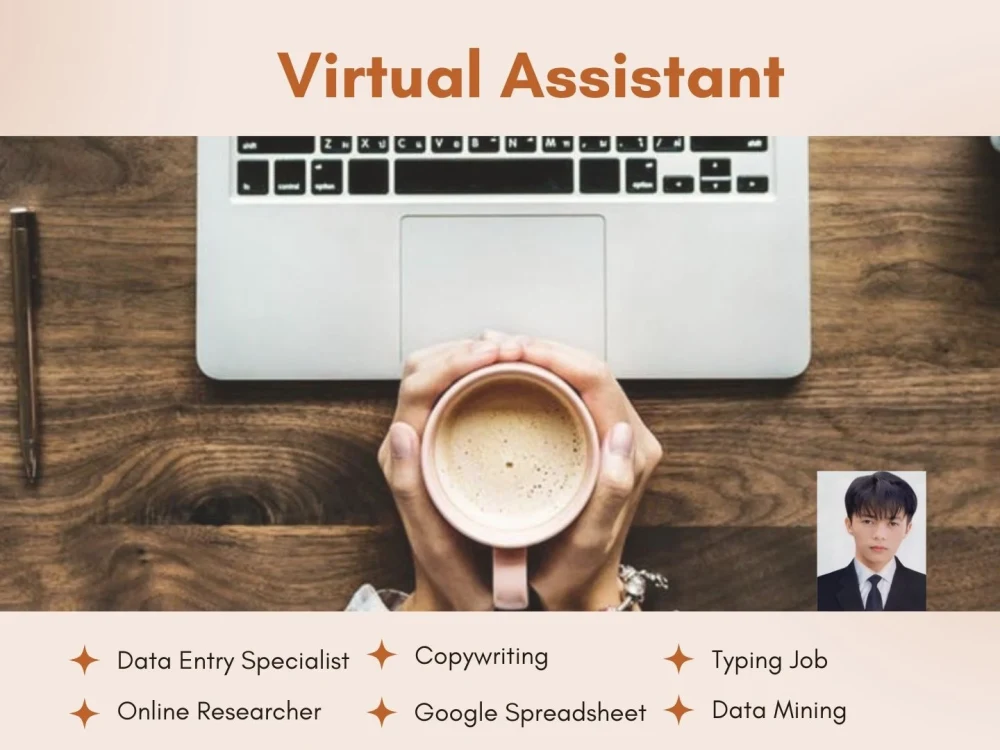 Virtual assistant for data entry, web research, typing and copy paste | Upwork