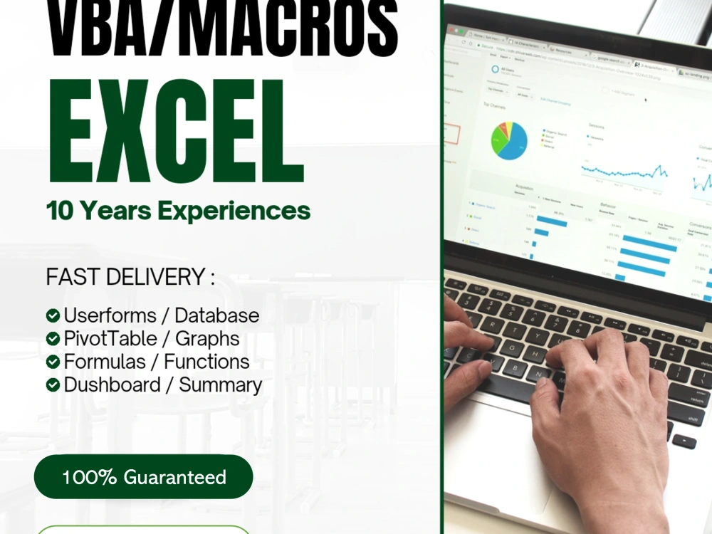 Custom Excel Solutions With Formula Vba Macros Upwork