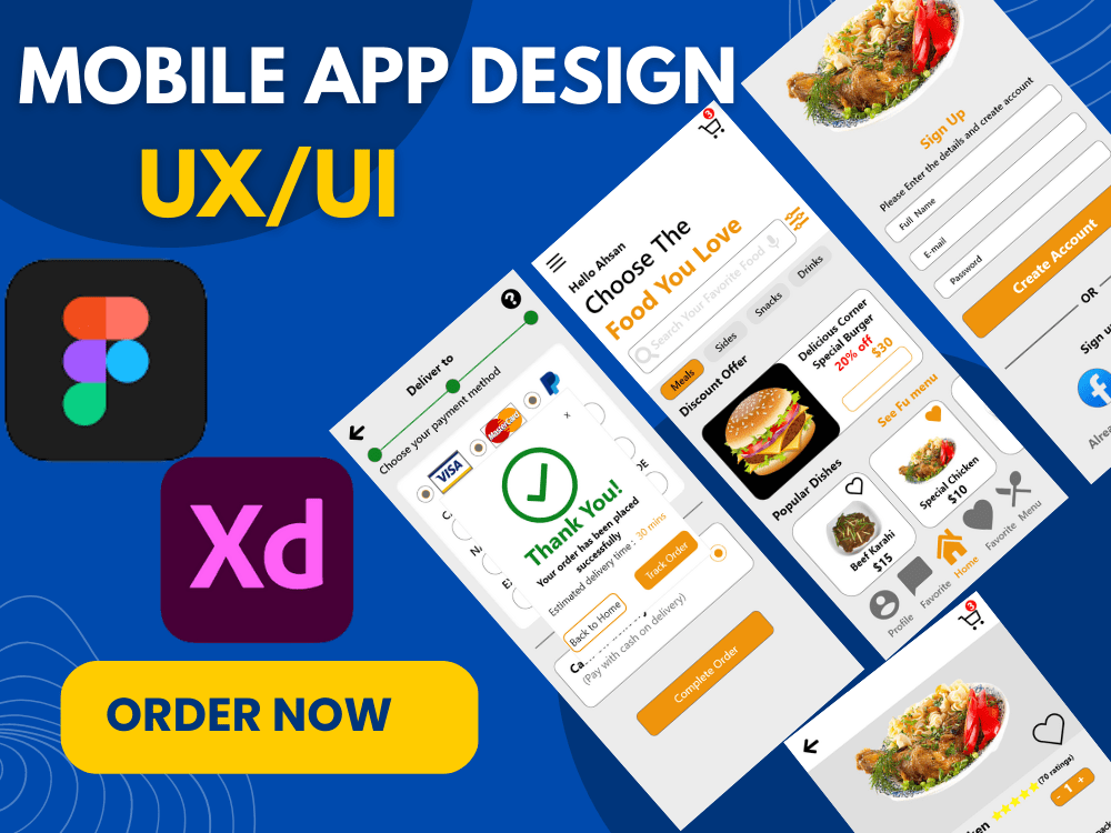A unique mobile app UI/UX design | Upwork
