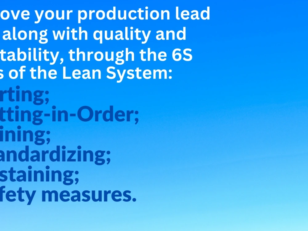 Lean 6S training-consulting-implementation-sustenance support. | Upwork