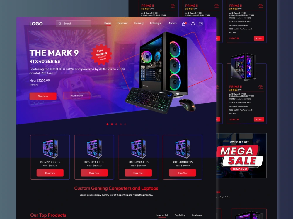 A Modern Professional and Responsive website UX/UI Design for your ...