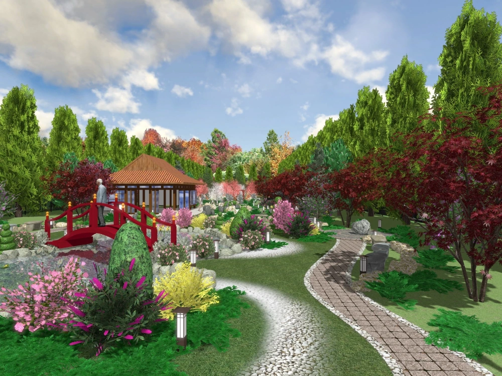 A 2D Landscape Site Plan Render + 3D Views | Upwork