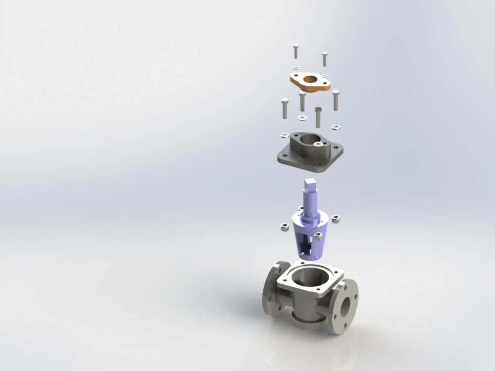 A functional working plug cock valve assembly | Upwork