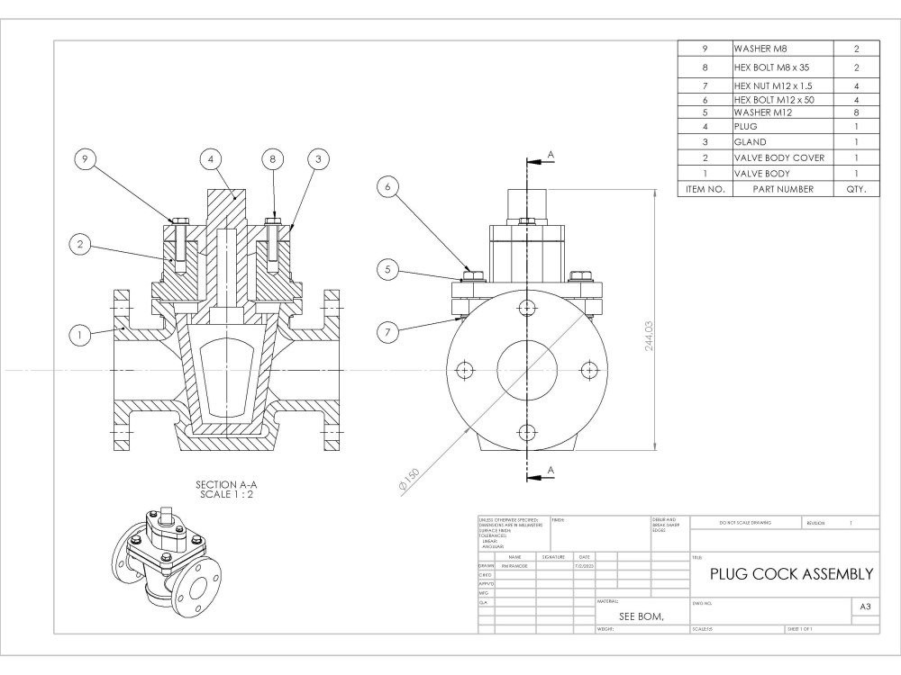 A functional working plug cock valve assembly | Upwork