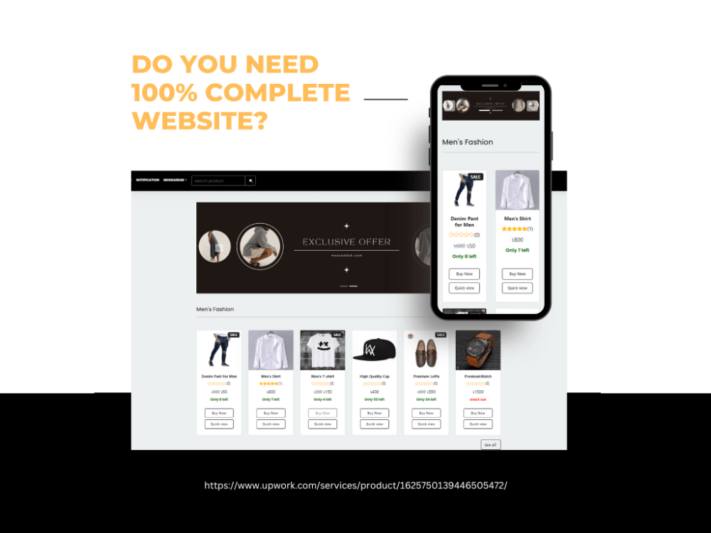 Responsive websites with Django and js as a full-stack web developer ...