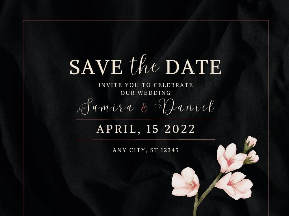 An attractive digital invitation card for weddings, parties & functions ...