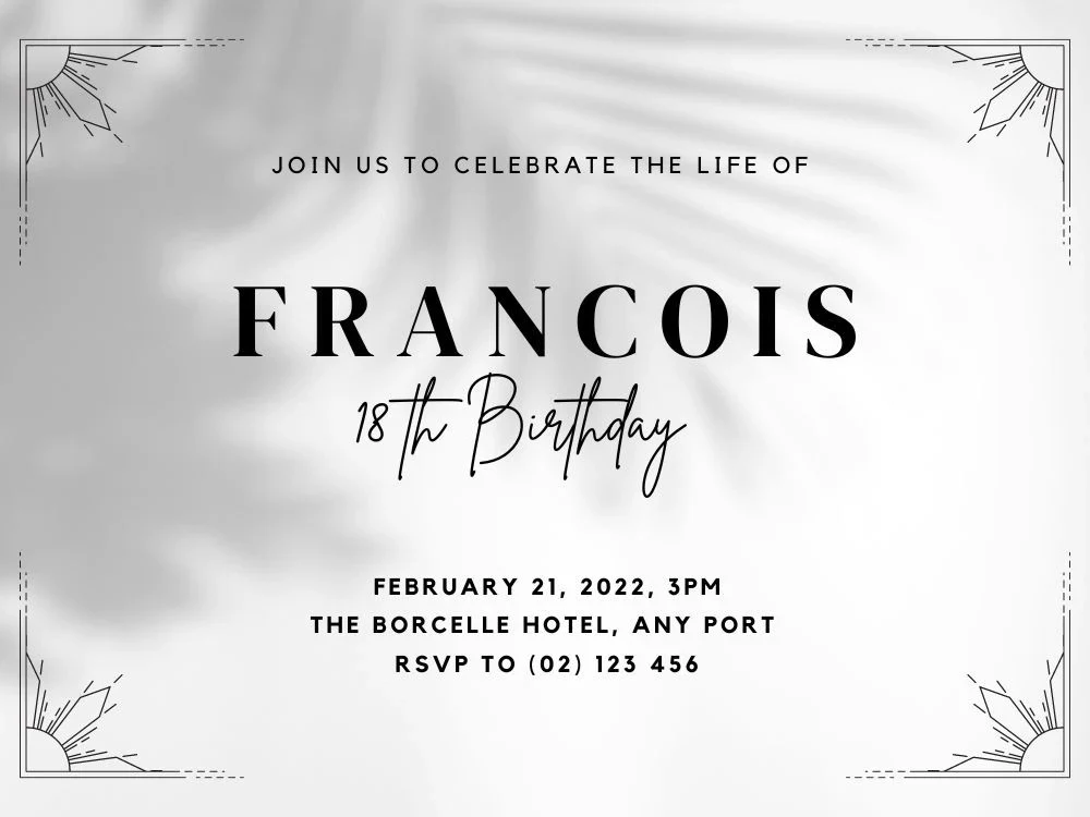 An attractive digital invitation card for weddings, parties & functions ...