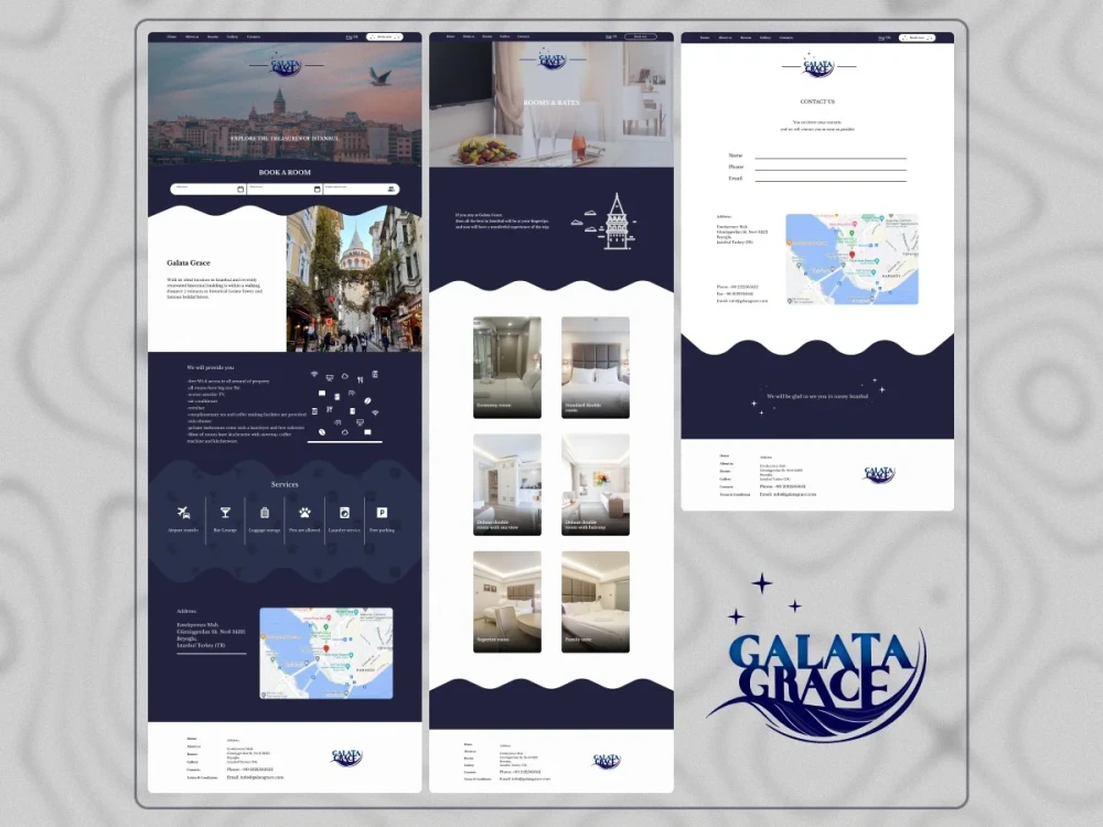 A simple but modern website design | Upwork