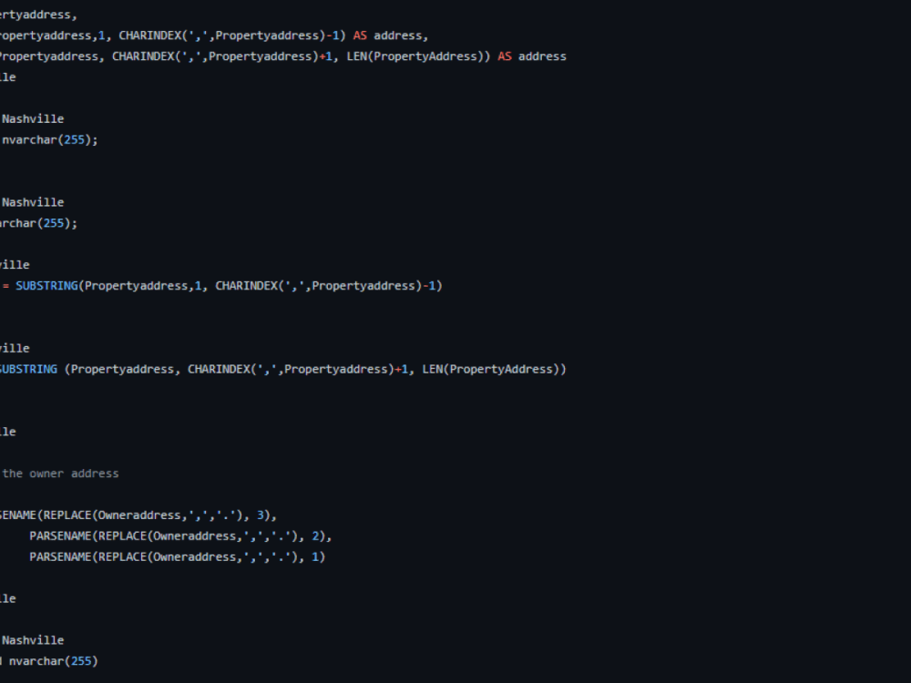A clean data that is consistent, valid and accurate using SQL | Upwork