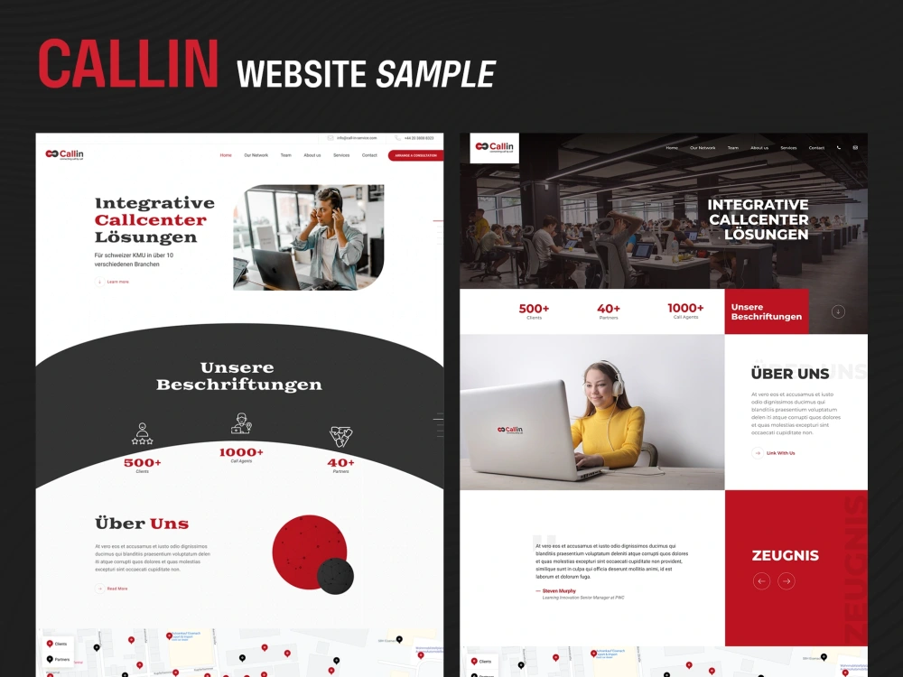 Modern, clean, functional website | Upwork