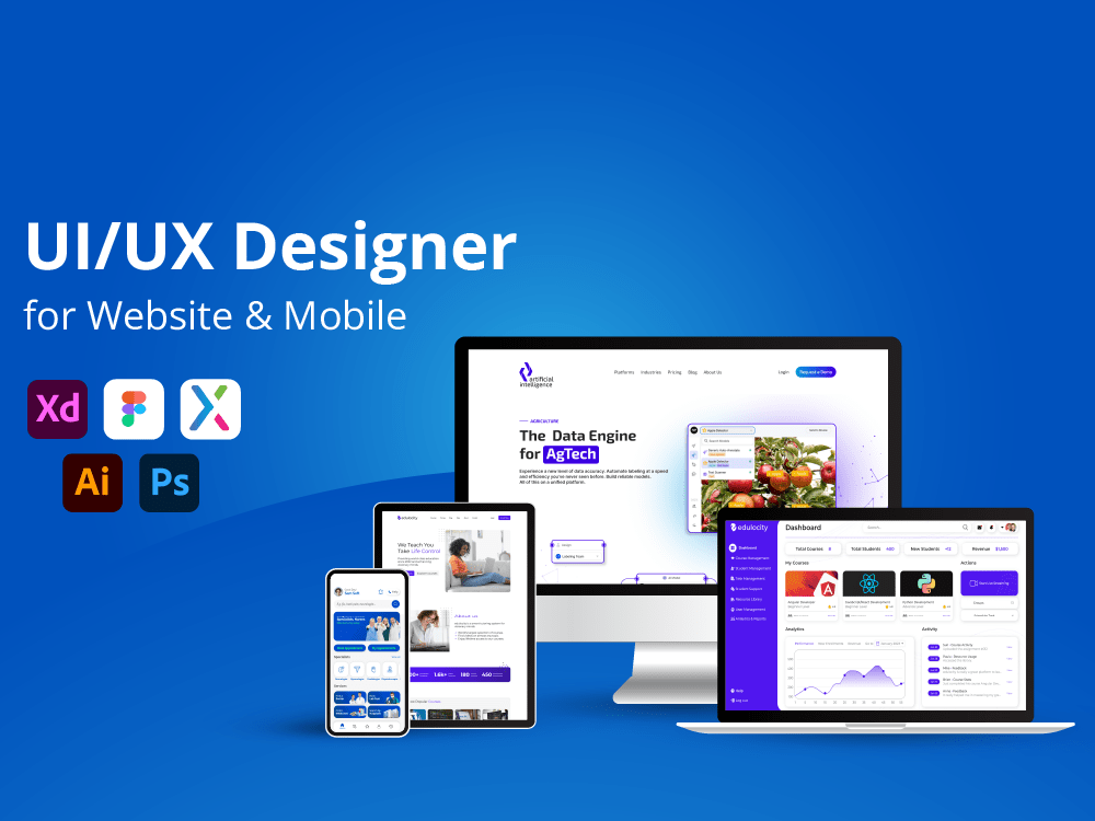 UX/UI design of Mobile App and website | Upwork
