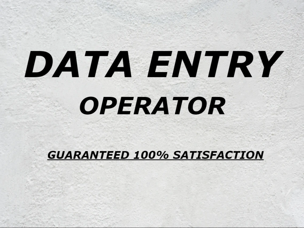 Data entry PDF conversion into excel sheets. | Upwork