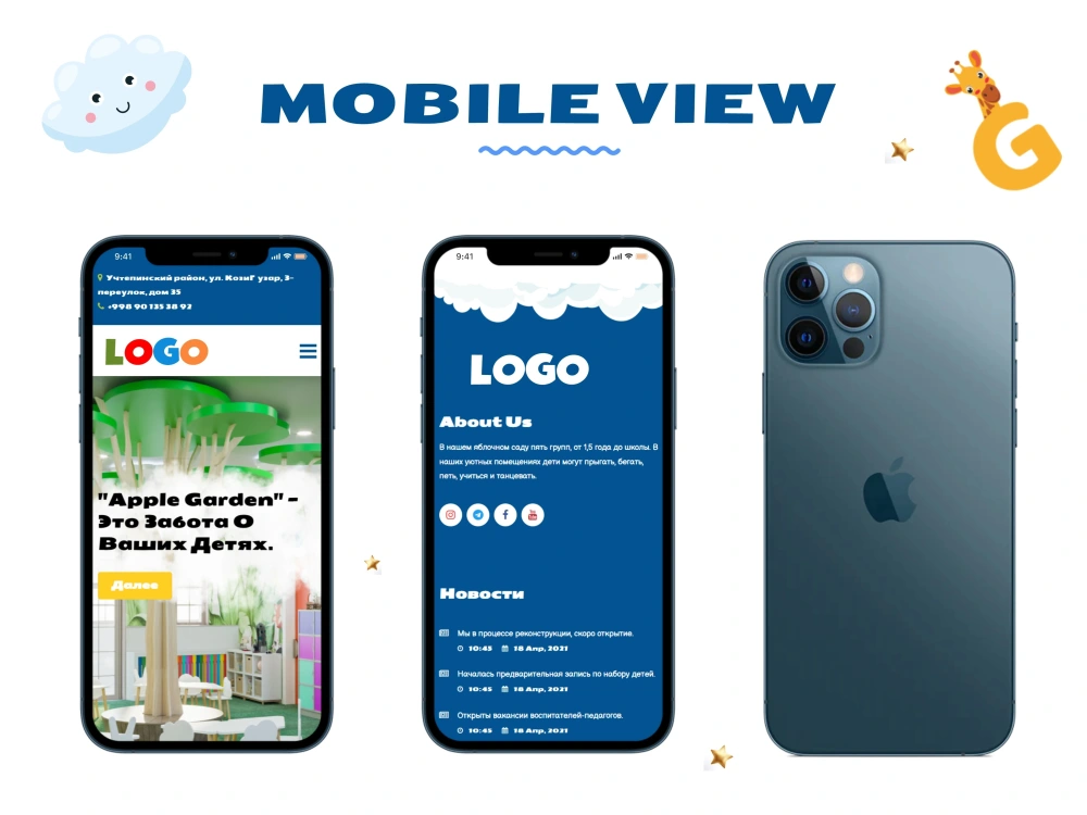 Responsive Kindergarten website template | HTML | CSS | Javascript | Upwork