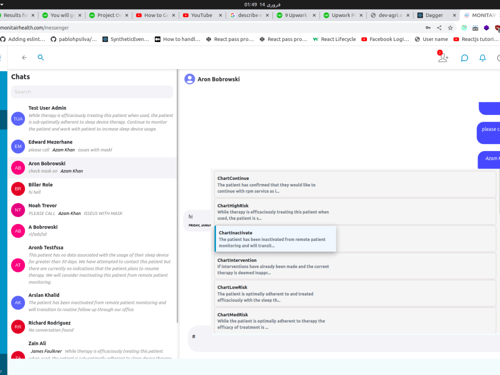 A React Js problem solution or build a custom component | Upwork