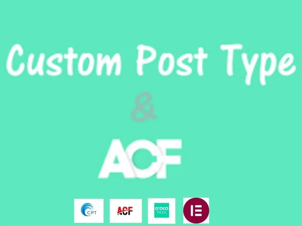 Custom fields using Crocoblock Cpt and Acf in the existing WordPress site | Upwork