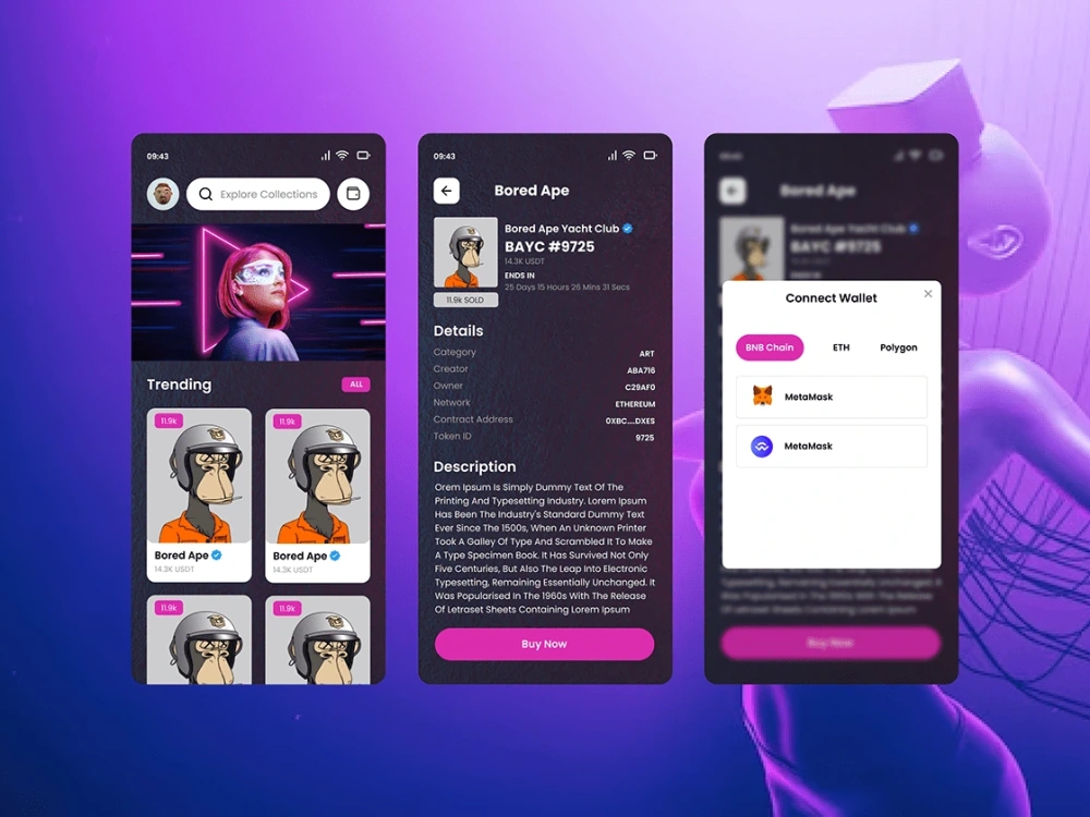 Mobile app design for your creative idea | Upwork