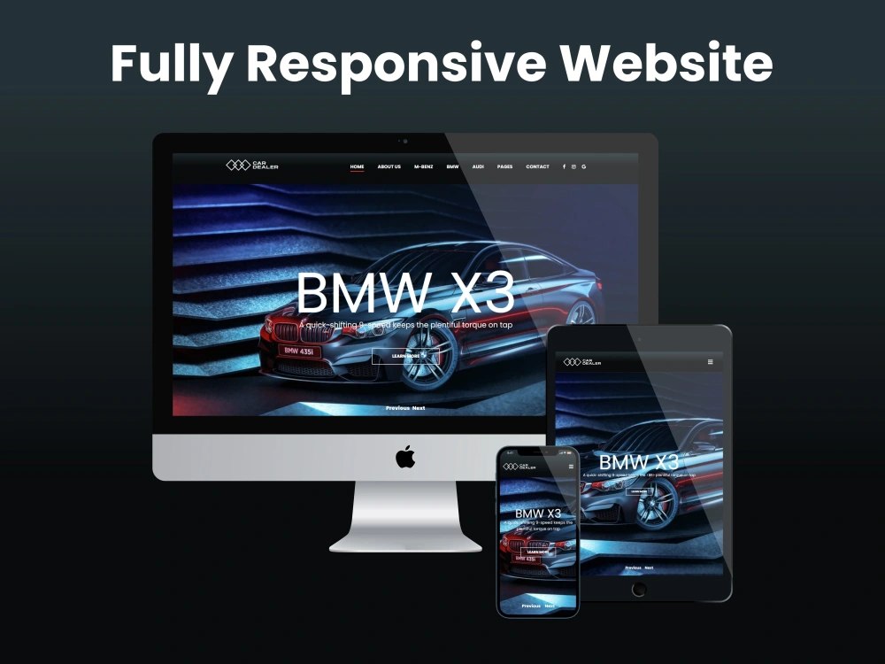 Responsive Car Website Template Html Css Javascript Upwork