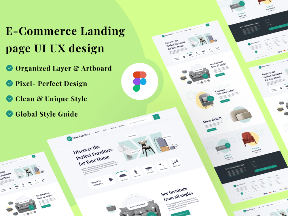 E-commerce single product landing page UI UX design | Upwork