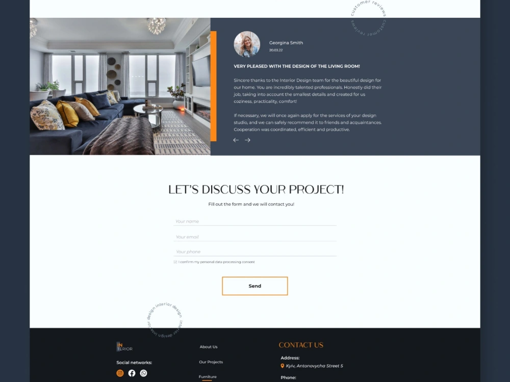 A modern and responsive landing page design | Upwork