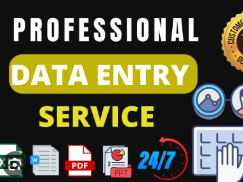 Data entry ,word processing copy & paste, English services | 24 hours ...