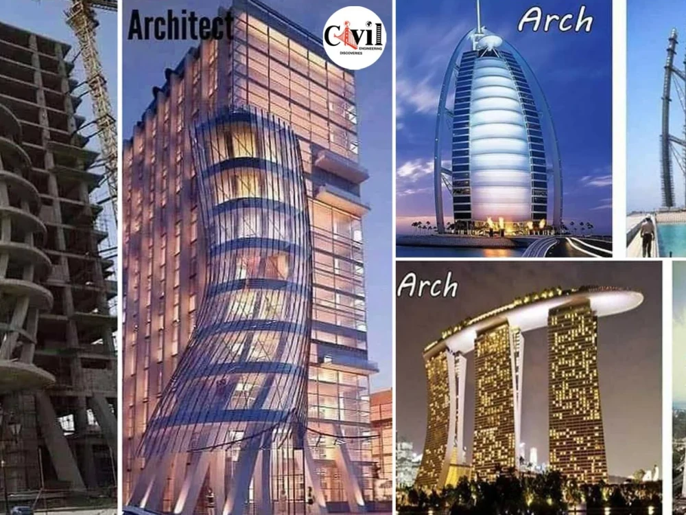 A design of complex and modern structure related to civil engineering ...
