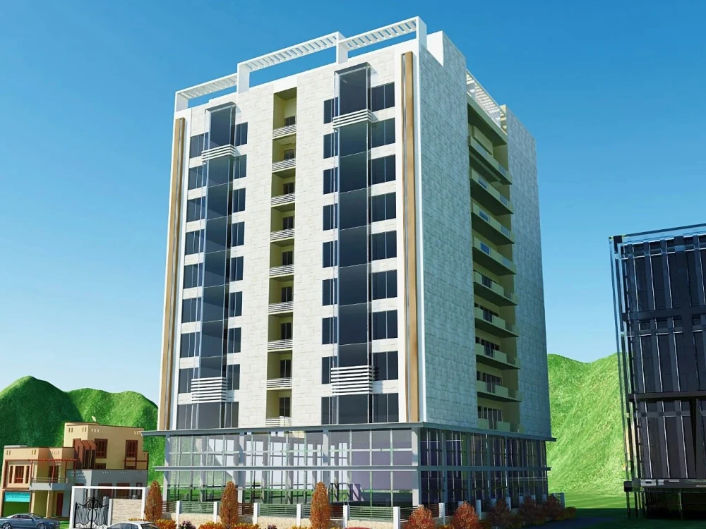 A design of complex and modern structure related to civil engineering ...