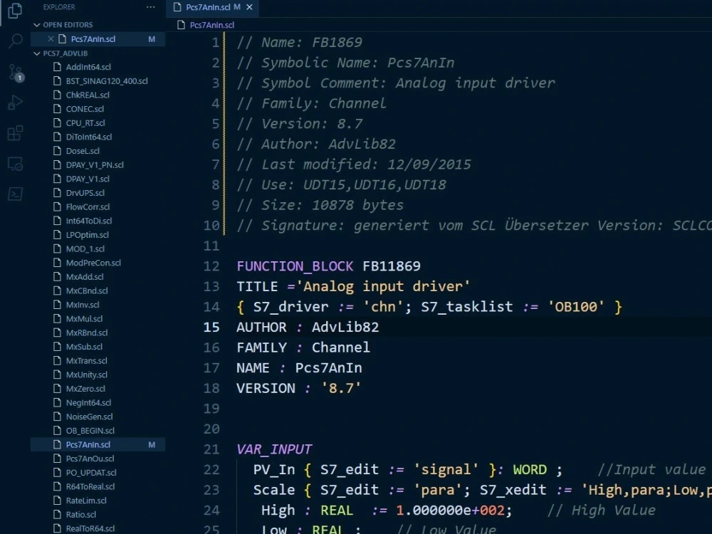 Restored SCL source code, from compiled STL (Step7 siemens) | Upwork Restored SCL source code, from compiled STL (Step7 siemens) | Upwork