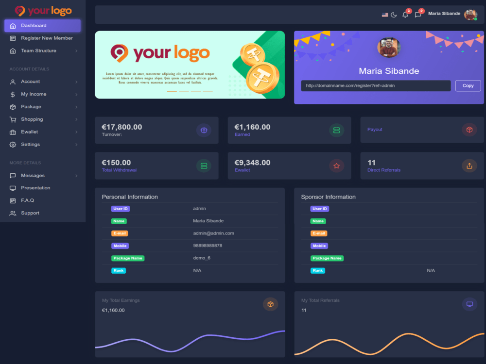 Custom MLM Software with ongoing support | Upwork