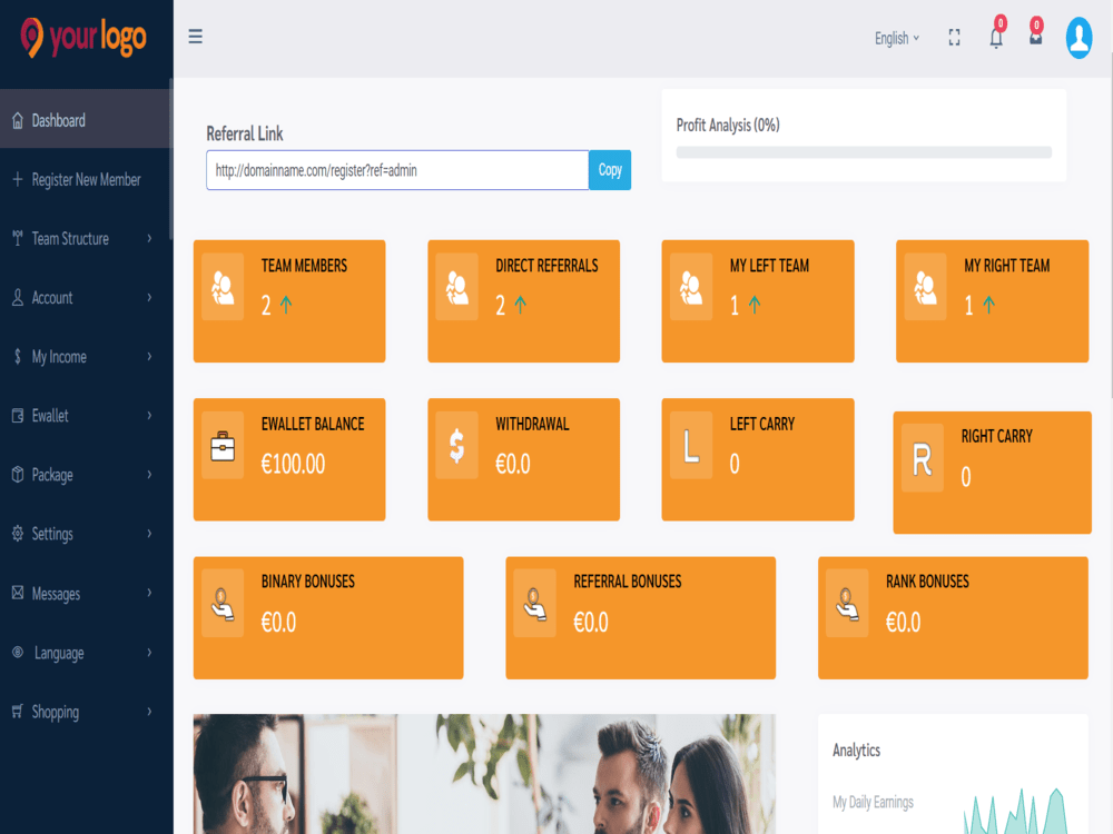Custom MLM Software with ongoing support | Upwork