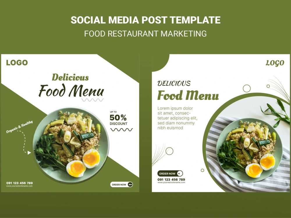 A creative social media post template | Upwork